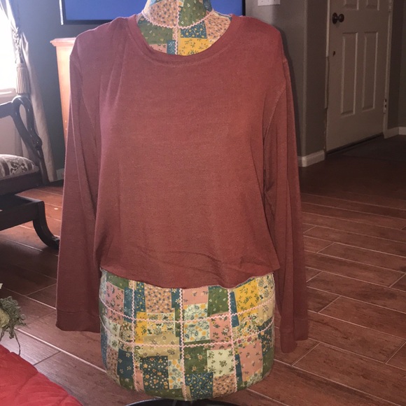 Agnes & Dora | Tops | Agnes And Dora Rust Colored Crop Top Size Xl ...